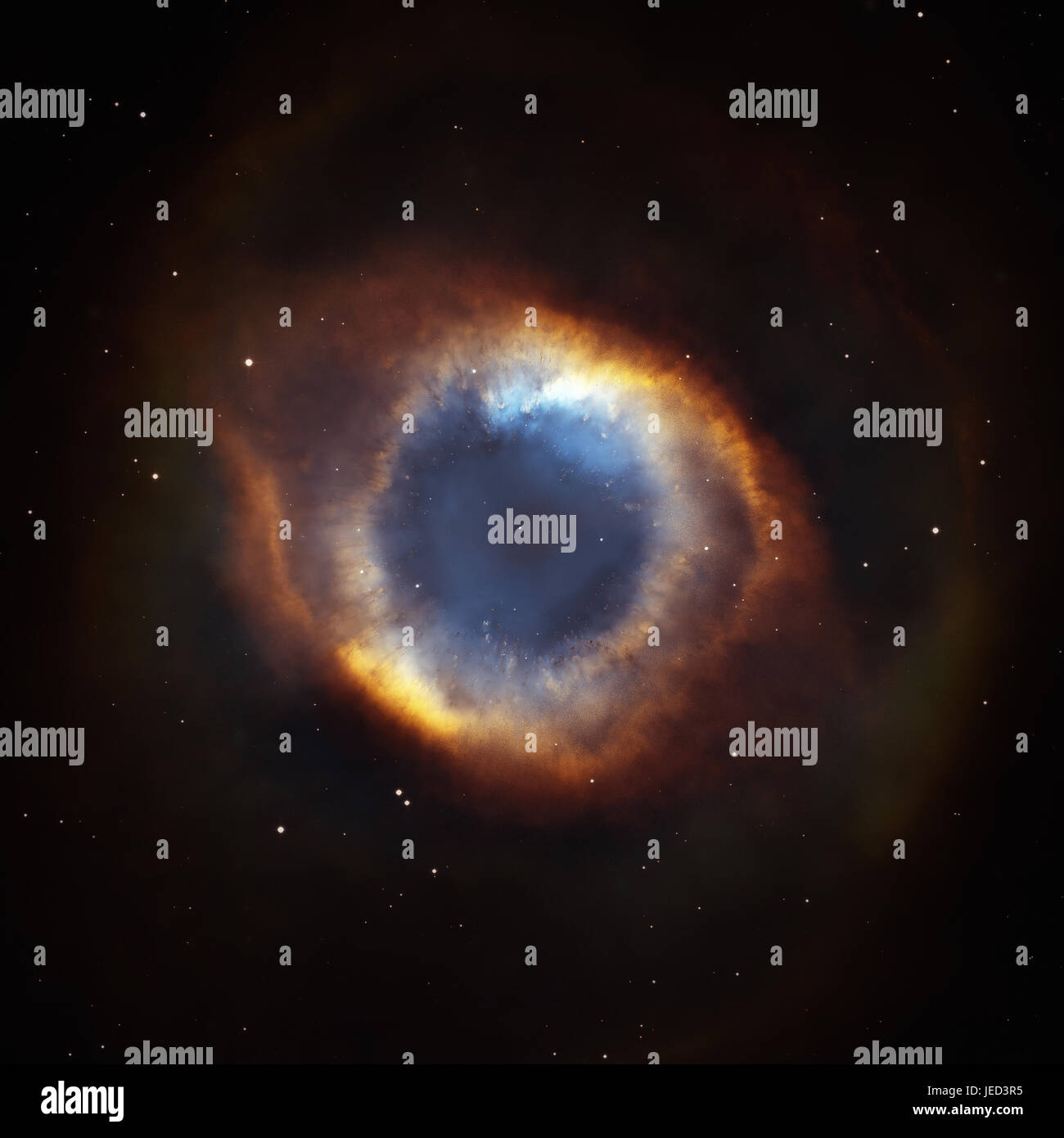 The Helix Nebula or NGC 7293. It is one of the nearest planetary ...