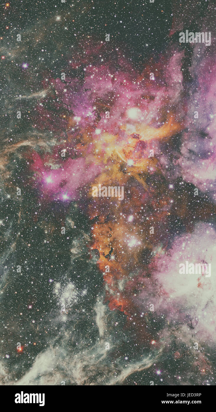 Open space filled with stars, nebulae and galaxies. Elements of this ...