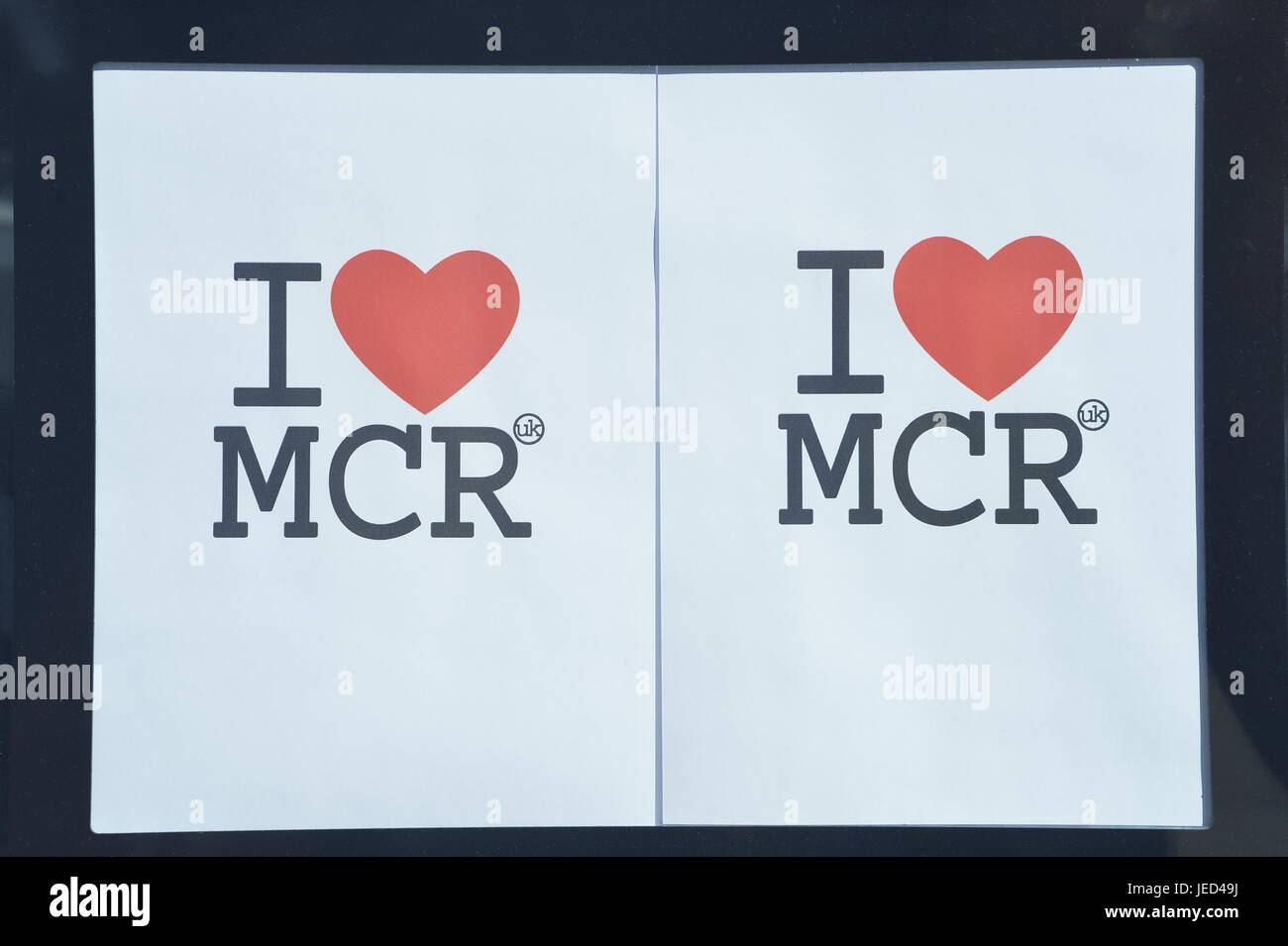 I love manchester signs hi-res stock photography and images - Alamy