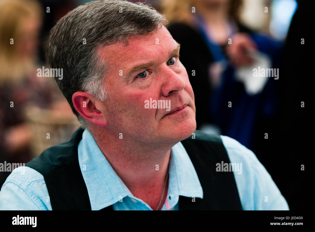 Peter Dunne , film producer and author of 'The 50 Things', at the 2017 ...