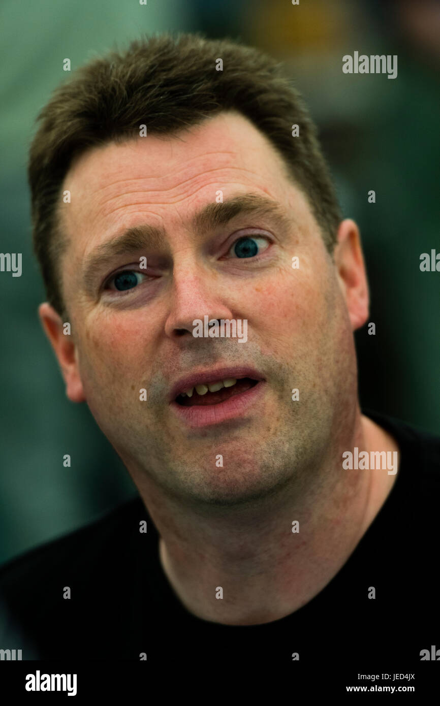 Mark Maslin, author of 'The Cradle of Humanity', at the 2017 Hay ...