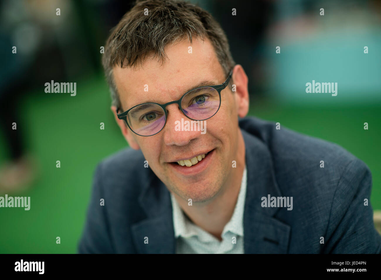 Julian Glover, biographer and writer, author of 'Man of Iron', at the ...