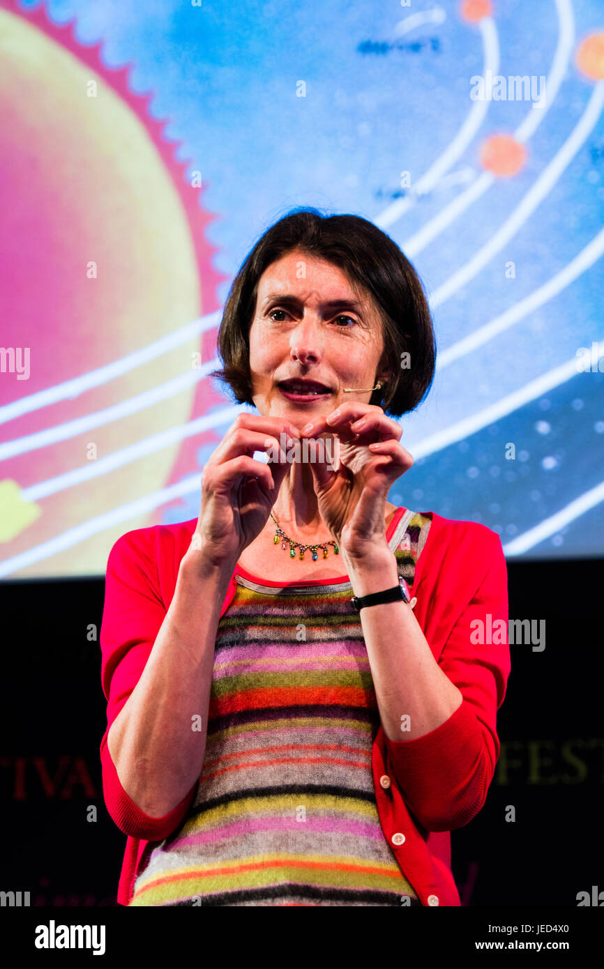 Catherine Barr, at the 2017 Hay Festival of Literature and the Arts ...