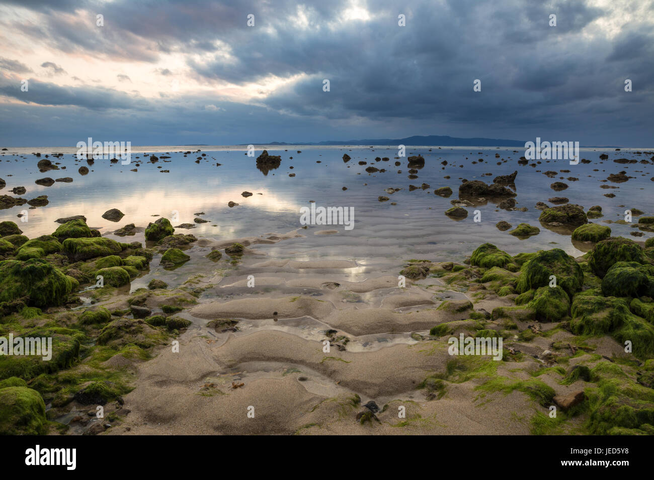 Taken just after sunset during low tide on Ishigaki Island in Okinawa ...