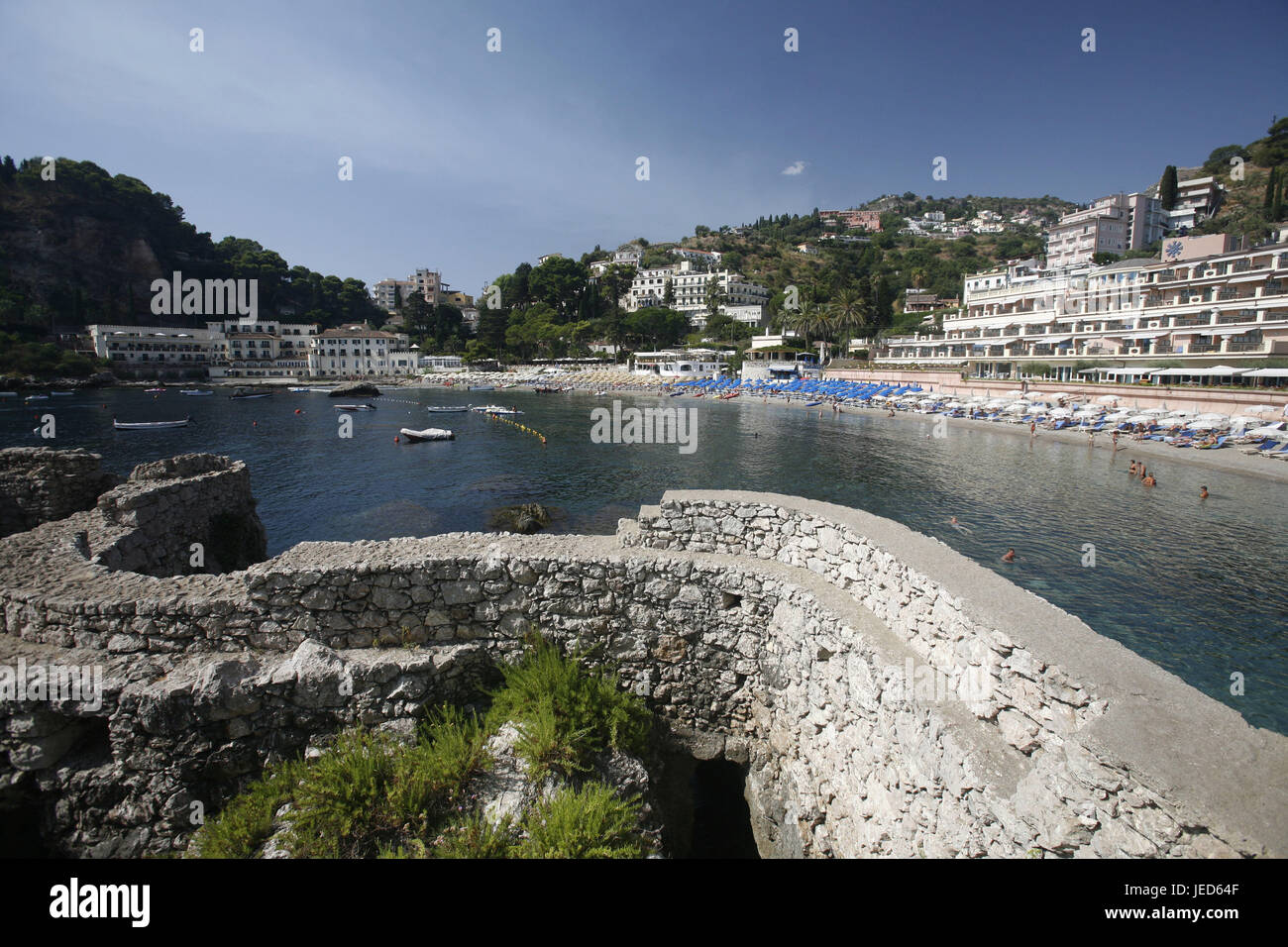 Taormina beach hi-res stock photography and images - Alamy
