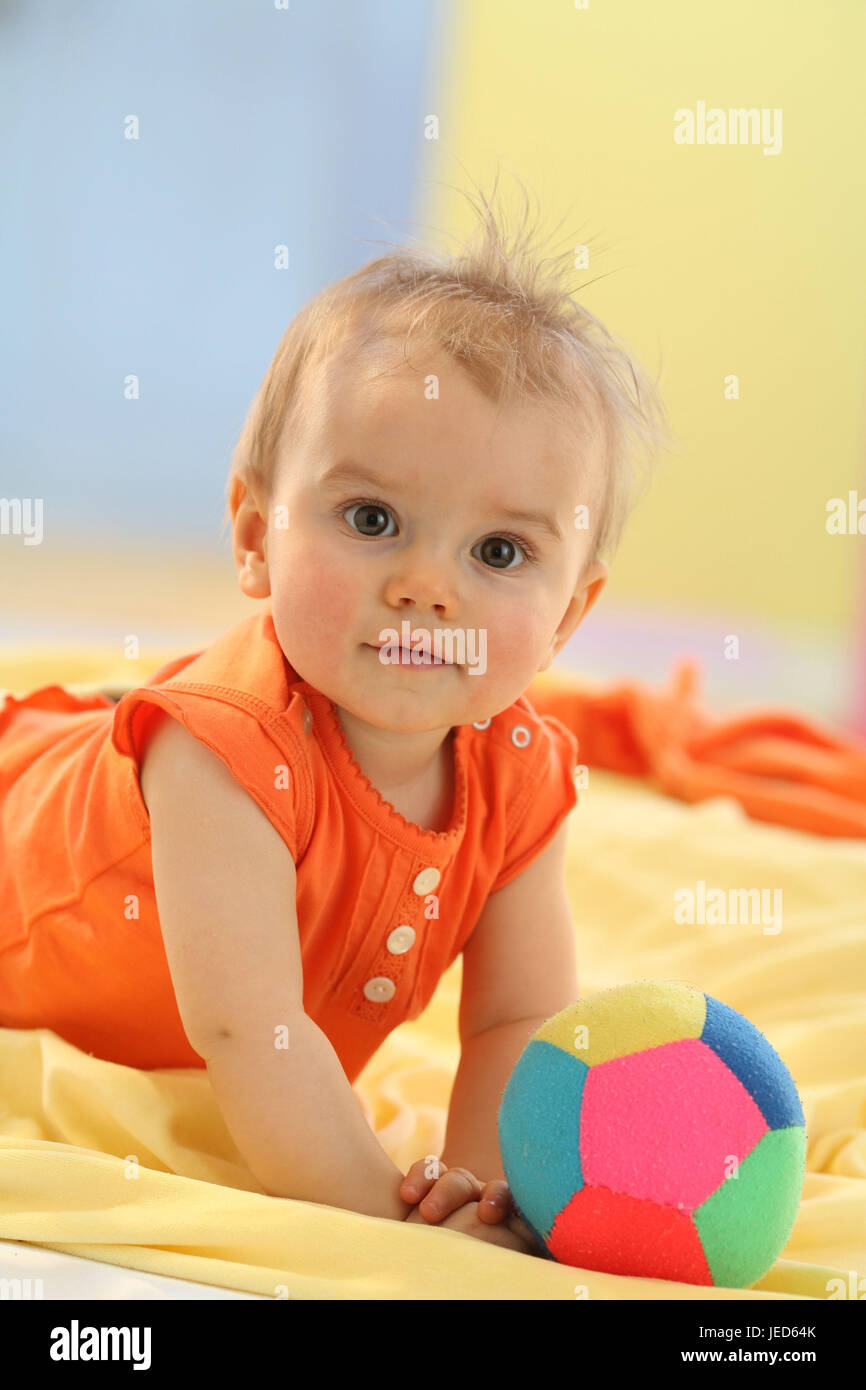 Baby, 5 months, portrait Stock Photo - Alamy