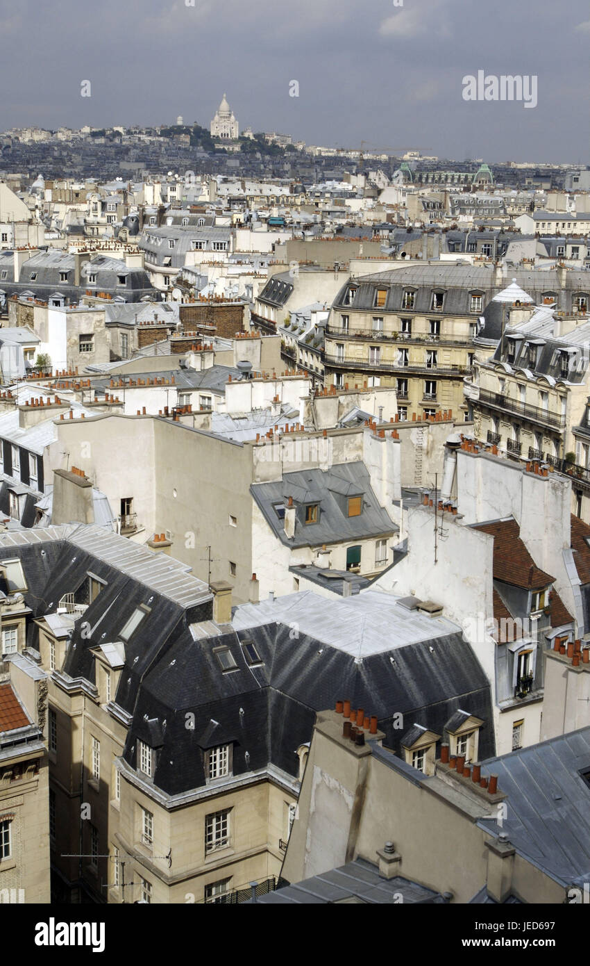 France, Paris, town view, basilica Sacre Coer Stock Photo - Alamy