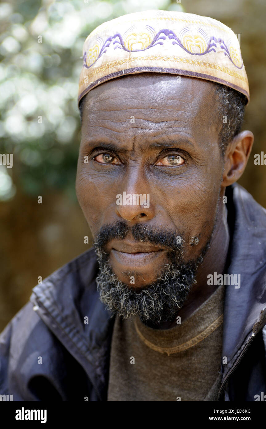 Man, Muslim, portrait, Ogaden, Sof Omar, Ethiopia Stock Photo - Alamy