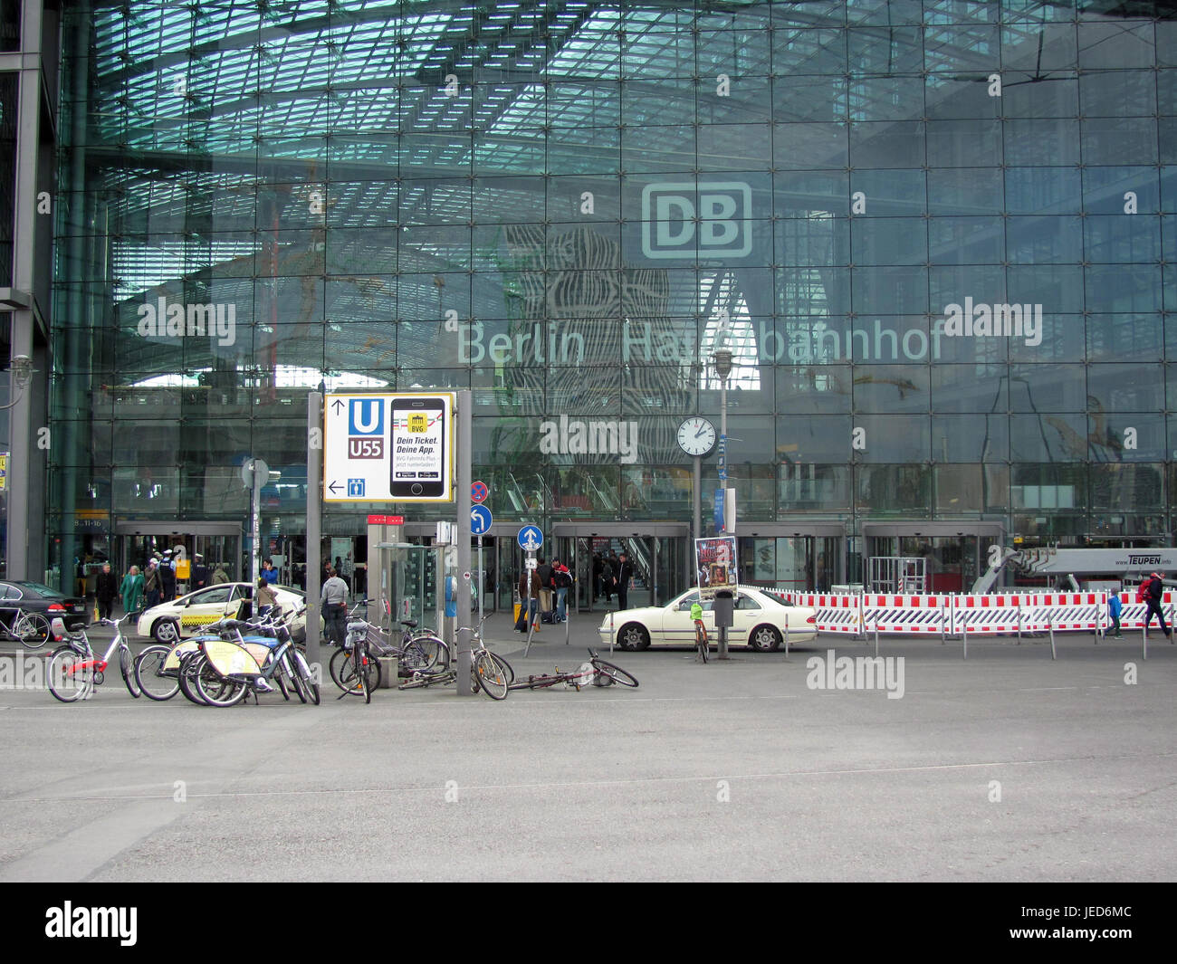 Berlin Central train station, Germany. Berlin hauptbahnhof Stock Photo ...