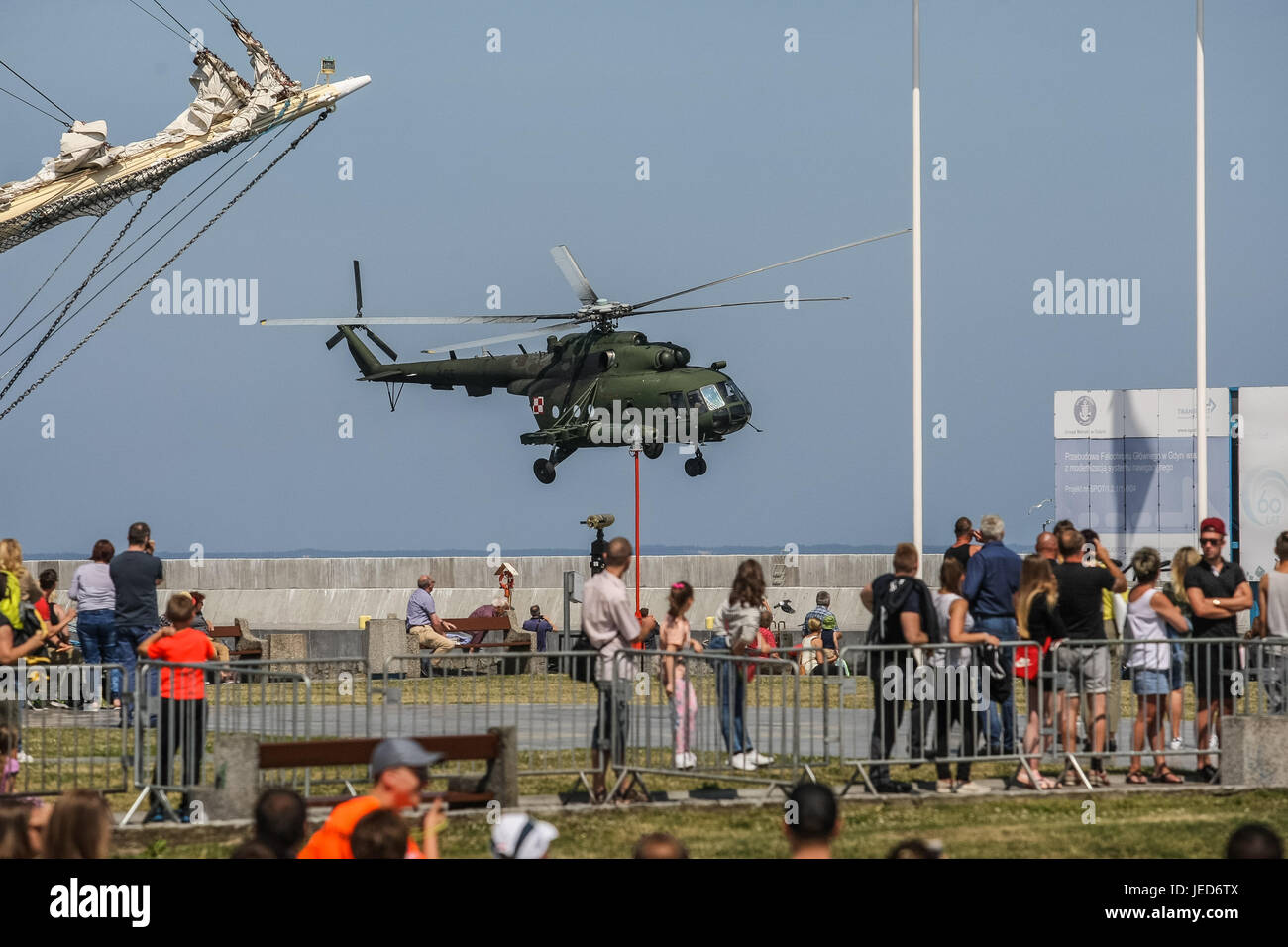 Gdynia, Poland. 23rd June, 2017. Formoza soldiers during the Korsarz-17 ...