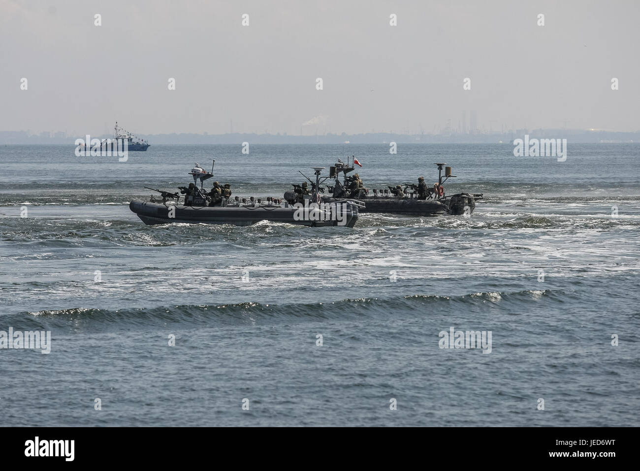 Gdynia, Poland. 23rd June, 2017. Formoza soldiers during the Korsarz-17 ...