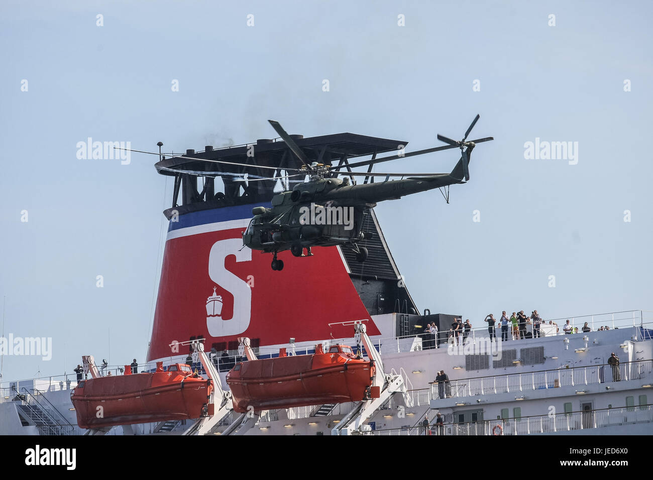Gdynia, Poland. 23rd June, 2017. Formoza soldiers during the Korsarz-17 ...