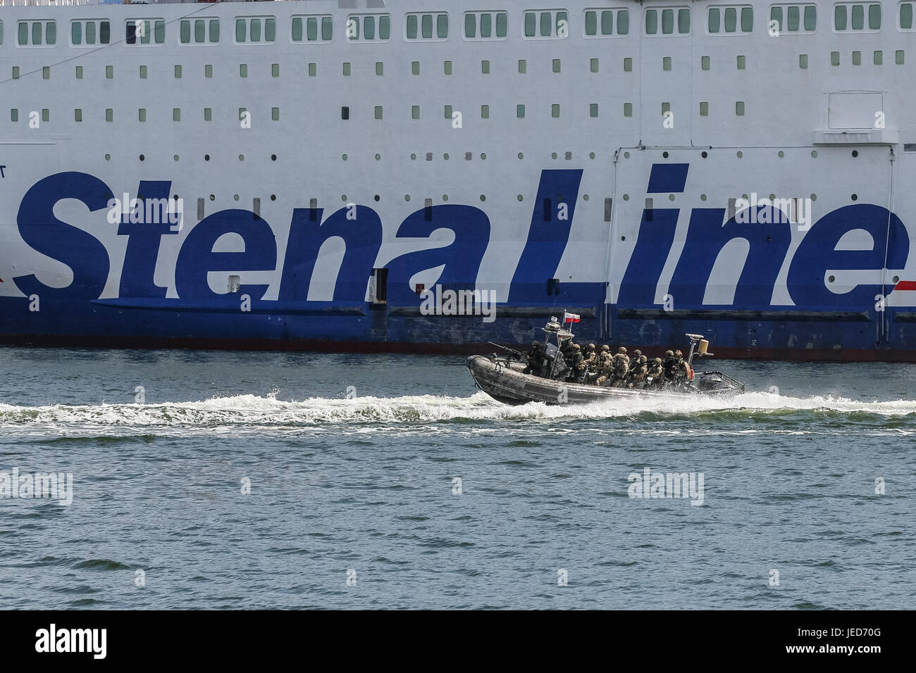 Gdynia, Poland. 23rd June, 2017. Formoza soldiers during the Korsarz-17 ...