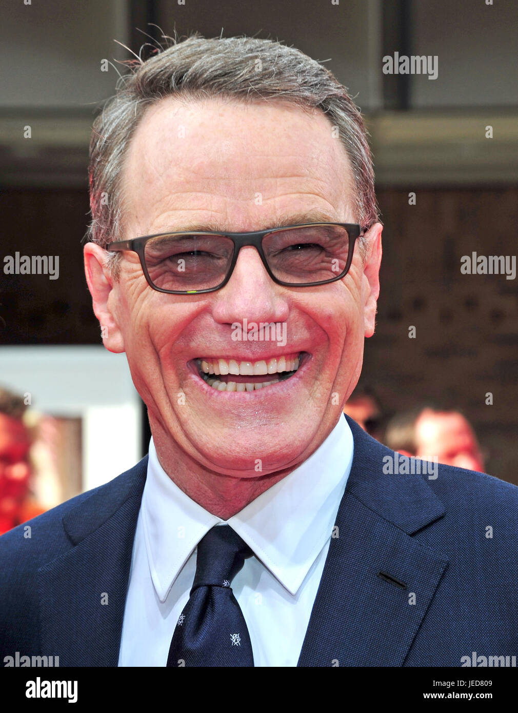 The US American actor Bryan Cranston arrives at the ceremony of the ...