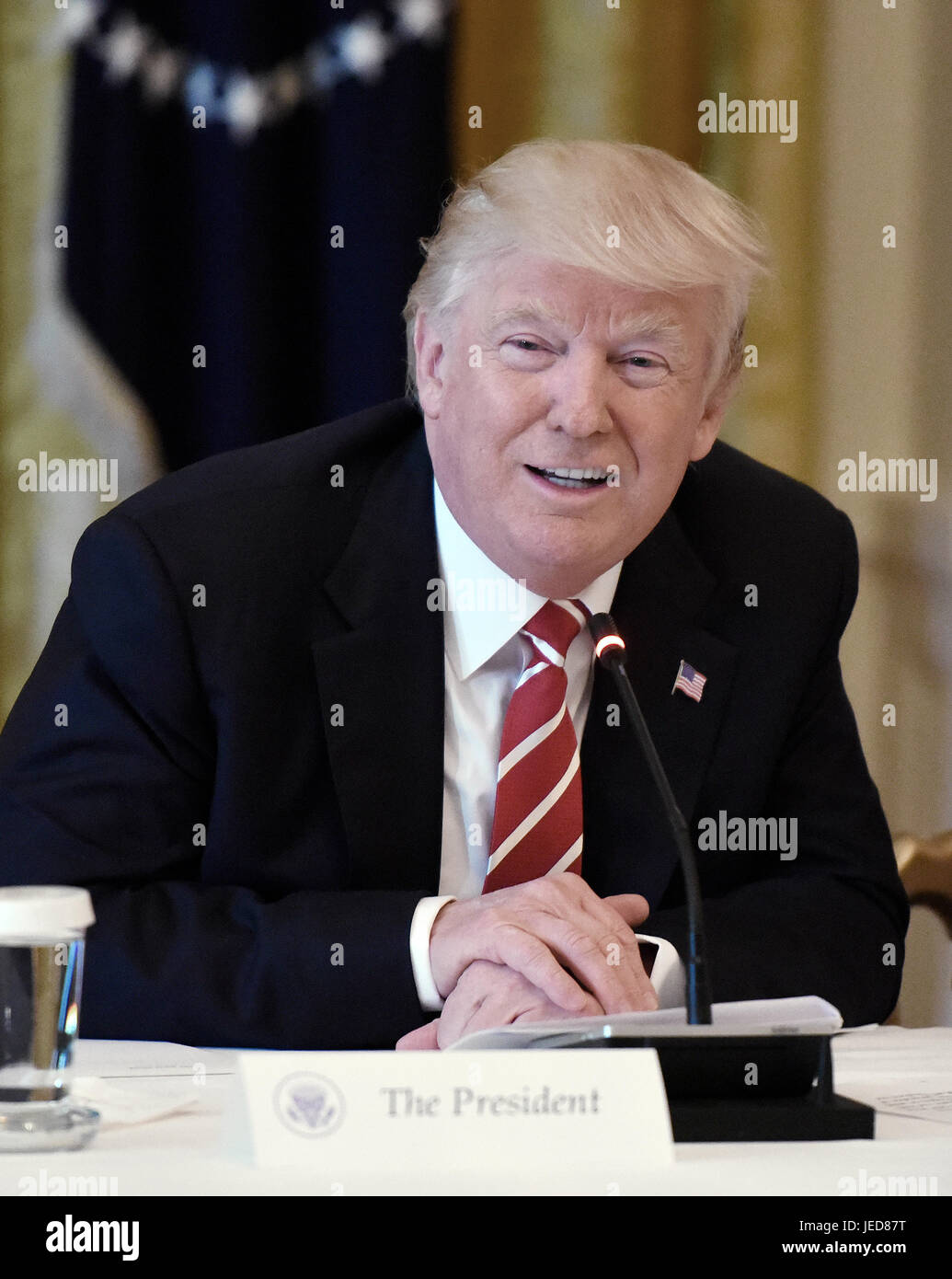 Washington, DC. 22nd June, 2017. United States President Donald J ...