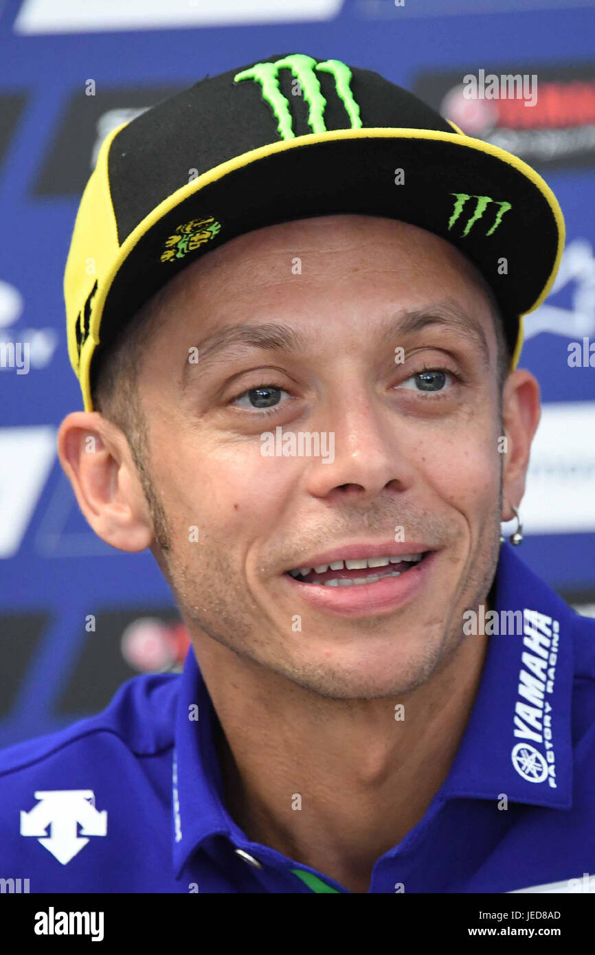 Assen, Netherlands. 22nd Jun, 2017. Valentino Rossi of Italy and ...