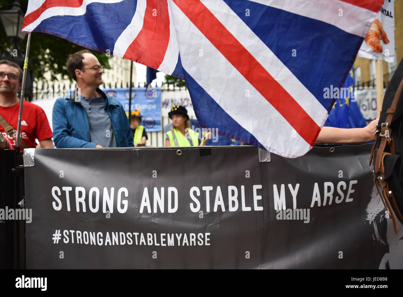 Downing Street, London, UK. 23rd June, 2017. The No10 Vigil against ...