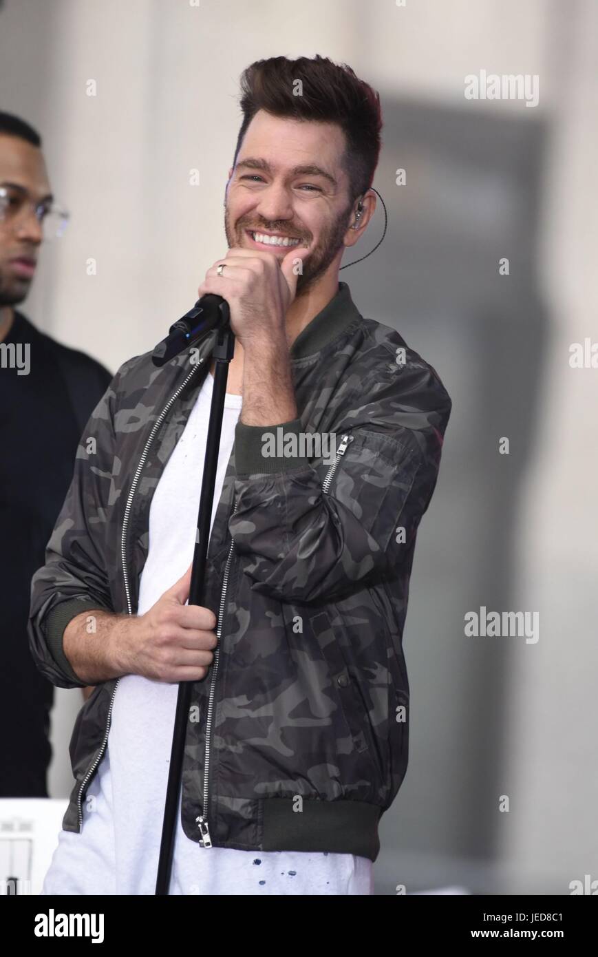 New York, NY, USA. 23rd June, 2017. Andy Grammer on stage for NBC Today ...
