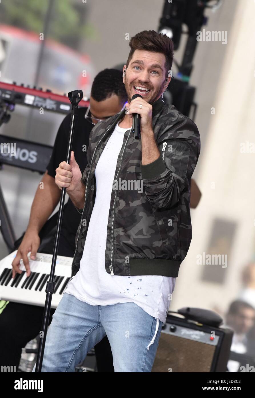 New York, NY, USA. 23rd June, 2017. Andy Grammer on stage for NBC Today ...