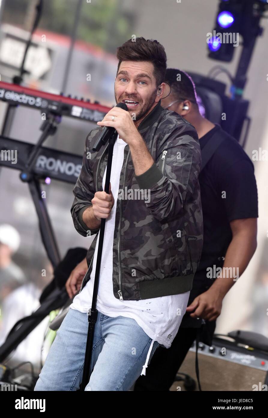 New York, NY, USA. 23rd June, 2017. Andy Grammer on stage for NBC Today ...