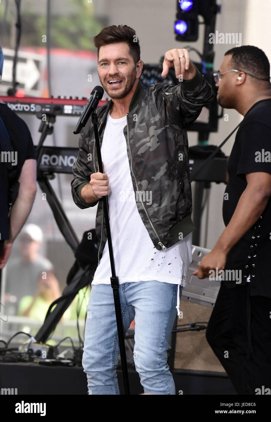 New York, NY, USA. 23rd June, 2017. Andy Grammer on stage for NBC Today ...