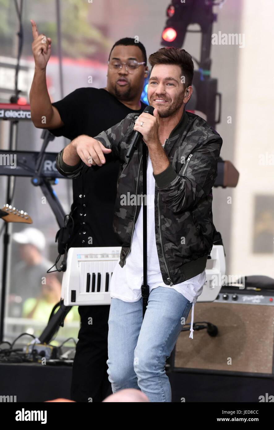 New York, NY, USA. 23rd June, 2017. Andy Grammer on stage for NBC Today ...