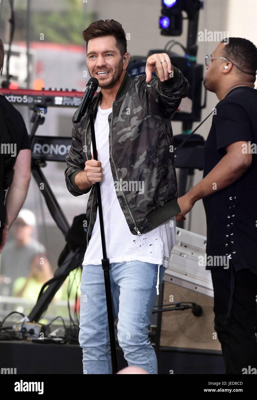 New York, NY, USA. 23rd June, 2017. Andy Grammer on stage for NBC Today ...
