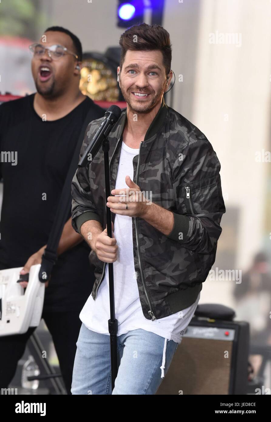New York, NY, USA. 23rd June, 2017. Andy Grammer on stage for NBC Today ...