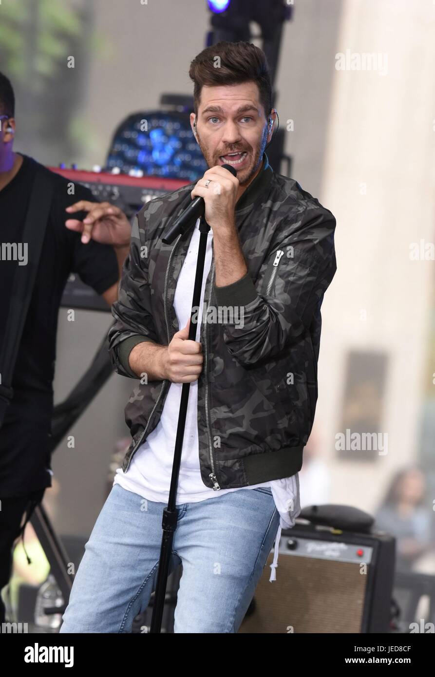New York, NY, USA. 23rd June, 2017. Andy Grammer on stage for NBC Today ...