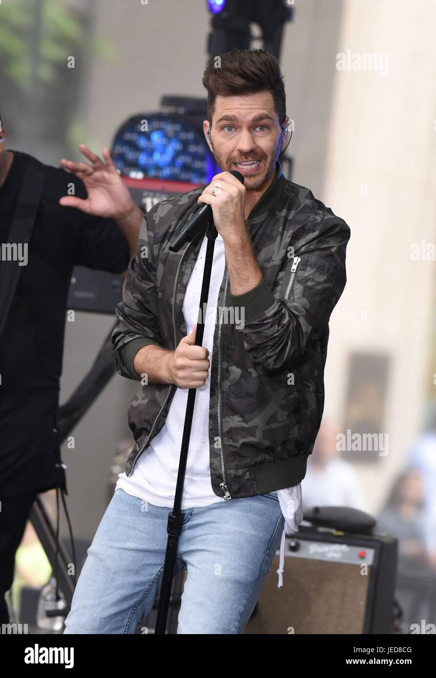 New York, NY, USA. 23rd June, 2017. Andy Grammer on stage for NBC Today ...
