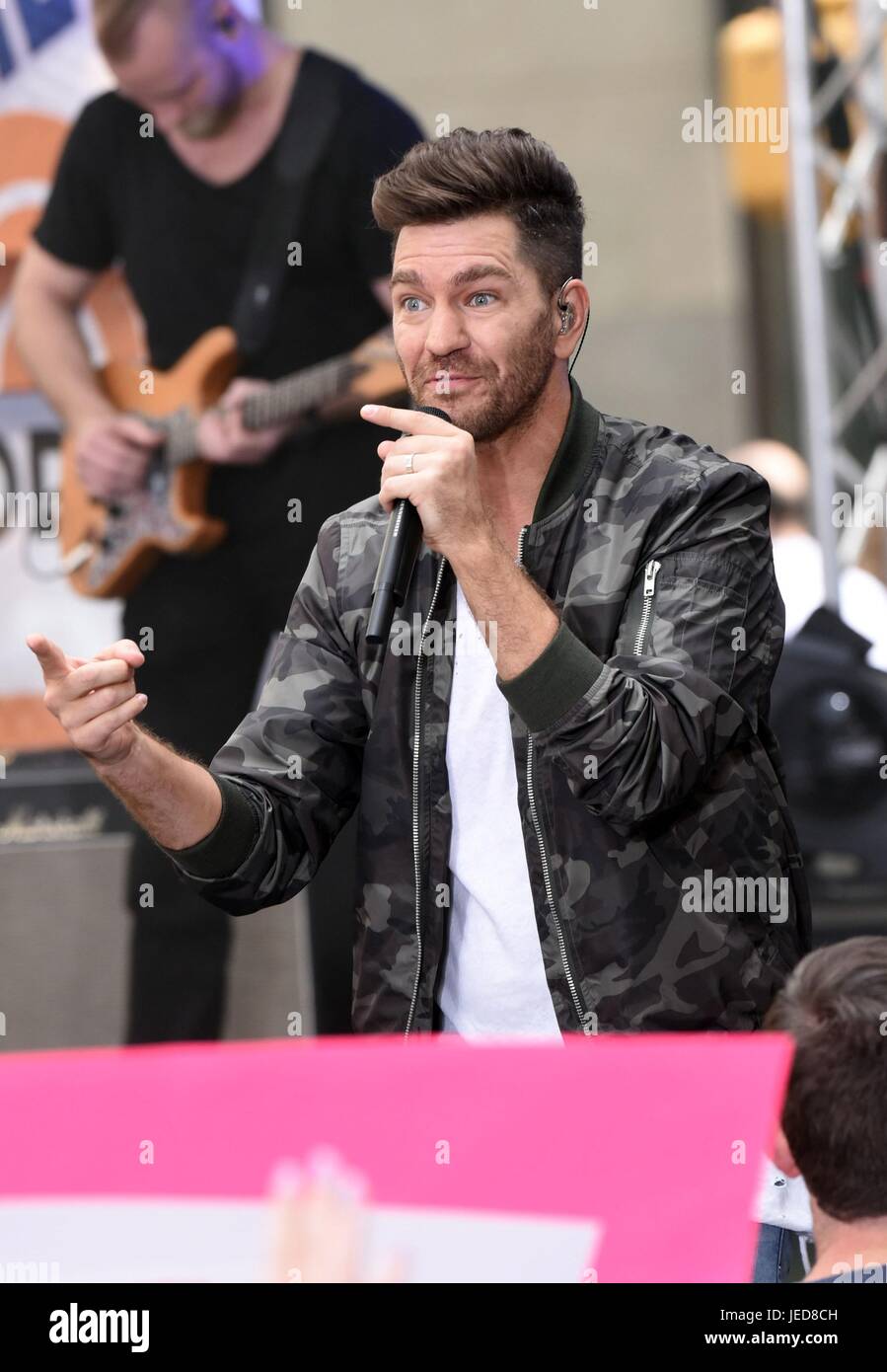 New York, NY, USA. 23rd June, 2017. Andy Grammer on stage for NBC Today ...