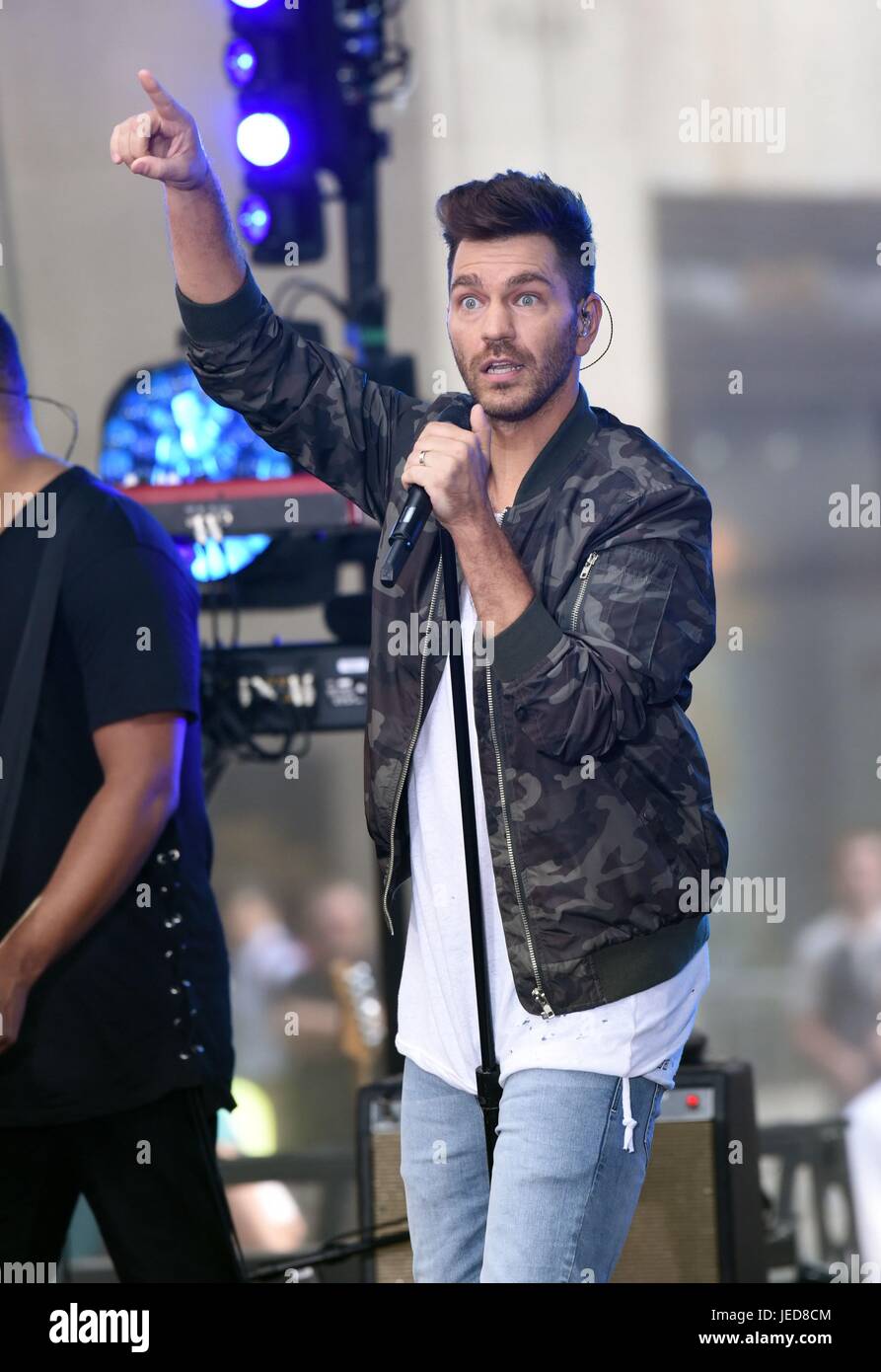 New York, NY, USA. 23rd June, 2017. Andy Grammer on stage for NBC Today ...