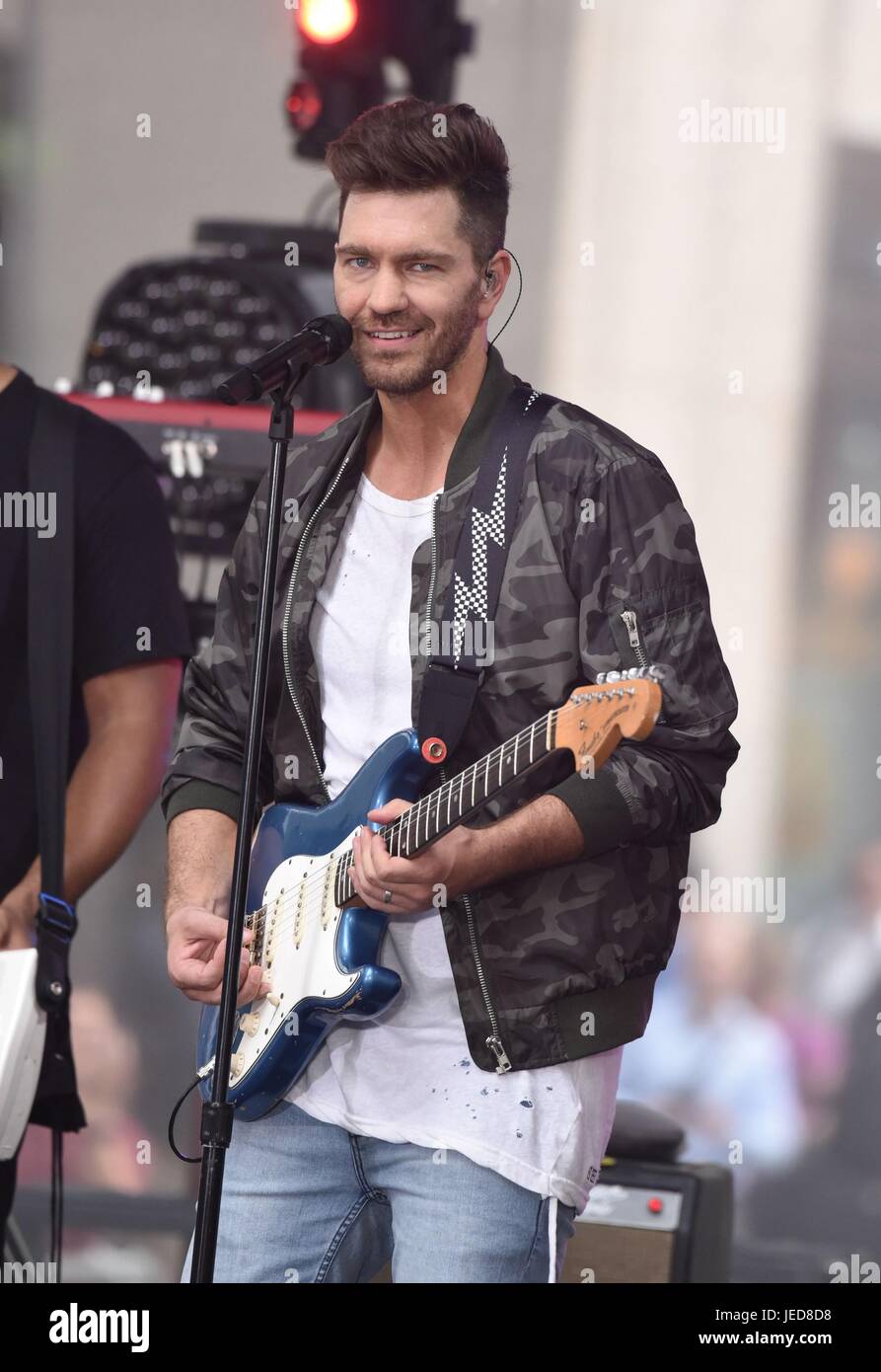 New York, NY, USA. 23rd June, 2017. Andy Grammer on stage for NBC Today ...