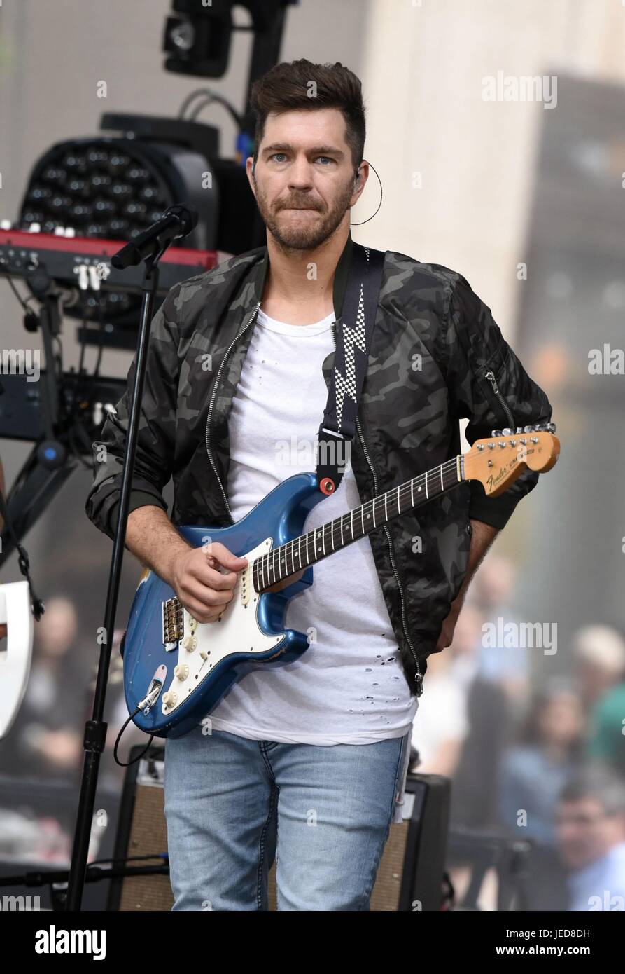 New York, NY, USA. 23rd June, 2017. Andy Grammer on stage for NBC Today ...