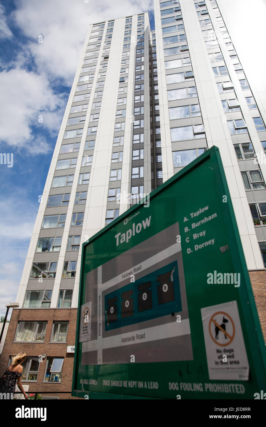 Bray tower on the chalcots estate in camden hi-res stock photography ...