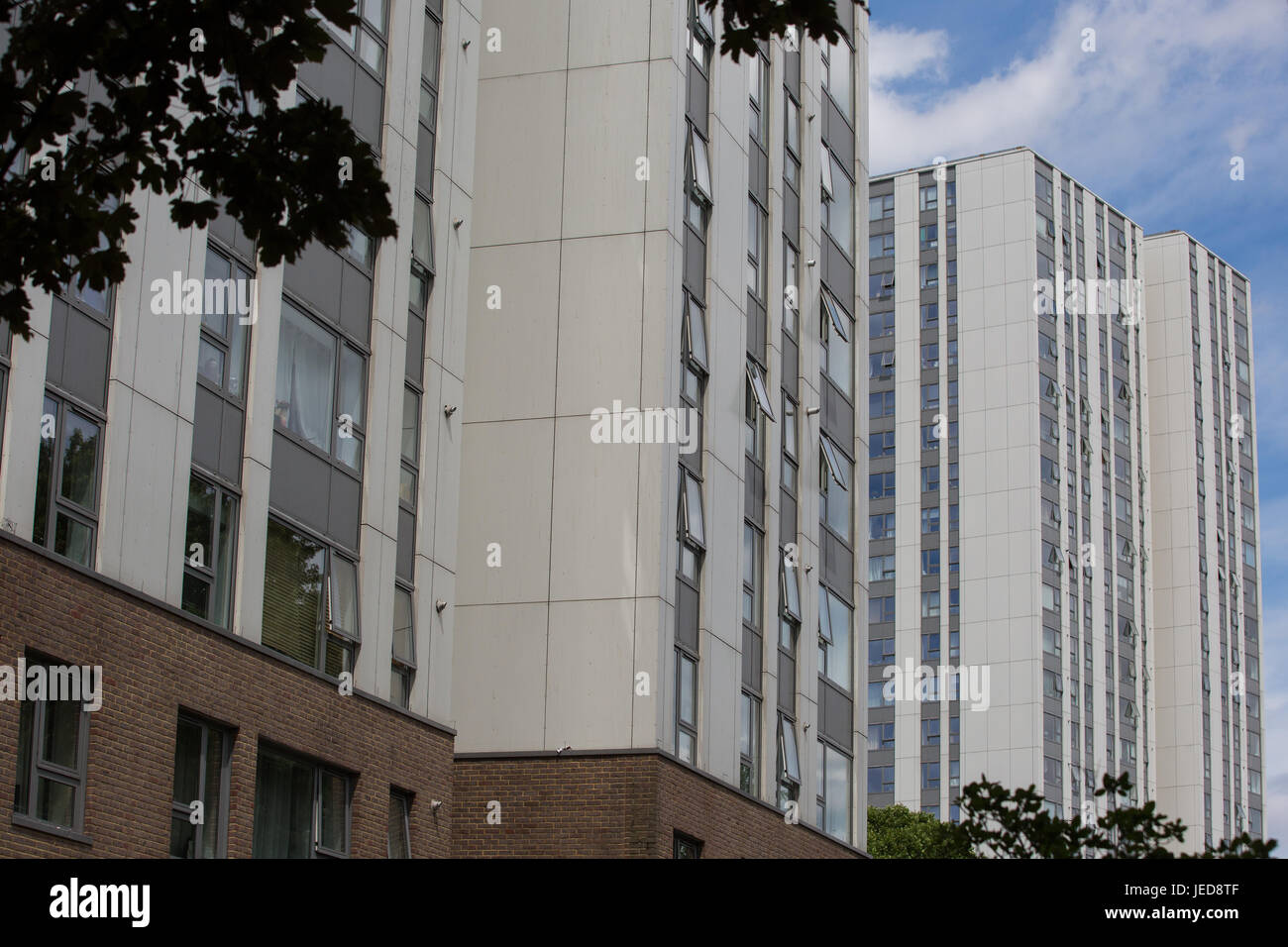 Burnham tower on the chalcots estate in camden hi-res stock photography ...