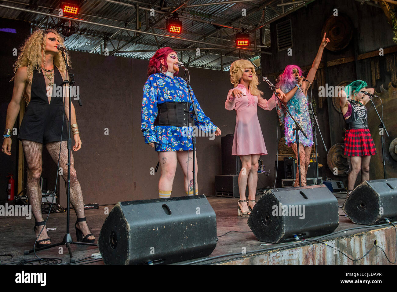 Cross dressing fans hi-res stock photography and images - Alamy