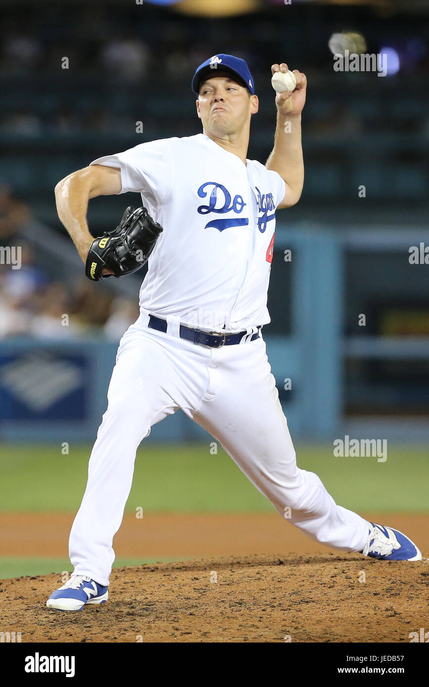 Los Angeles, CA, USA. 21st June, 2017. Los Angeles Dodgers starting ...