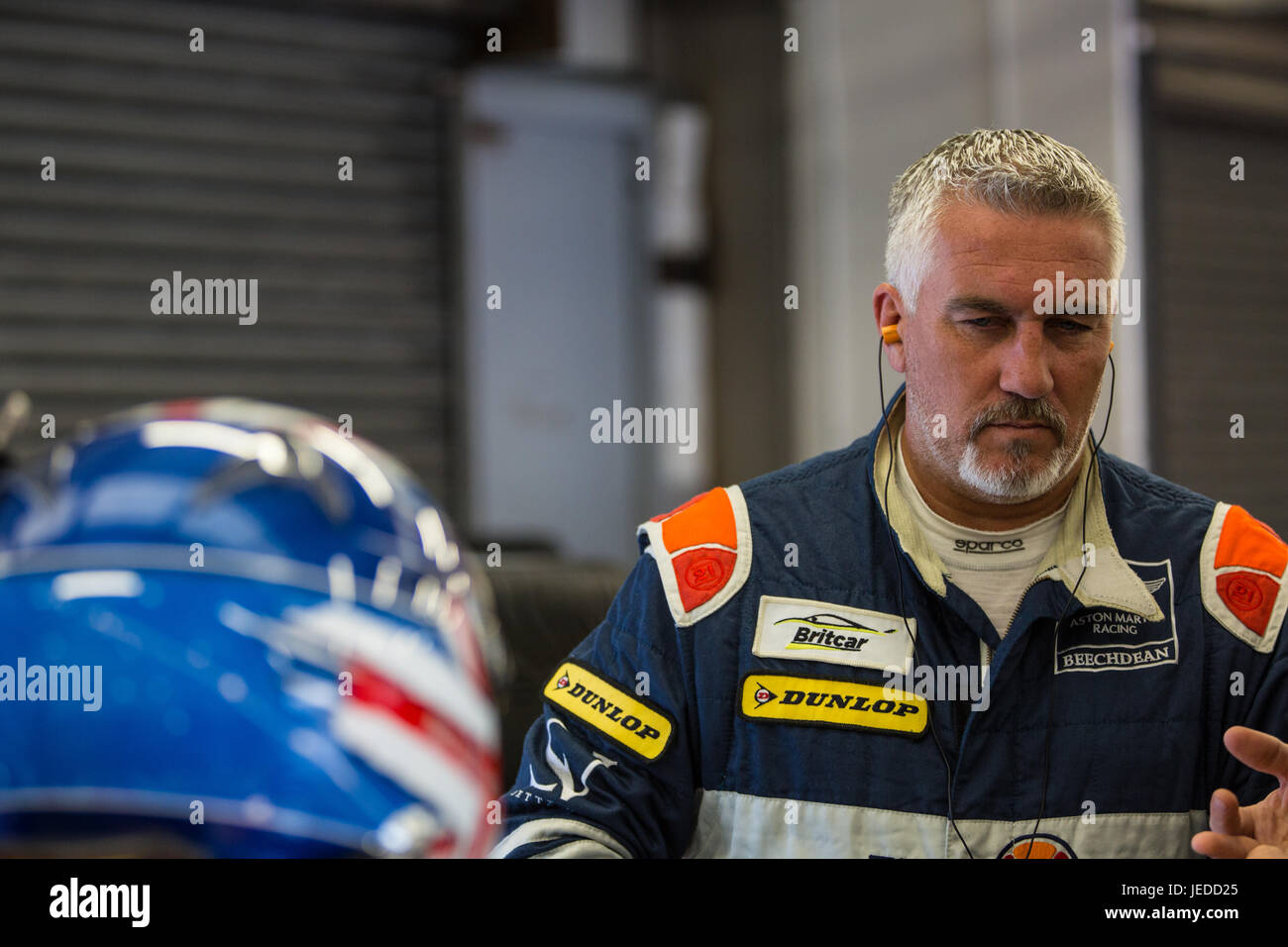 Silverstone, UK. 24th June, 2017. Paul Hollywood racing in Britcar with ...