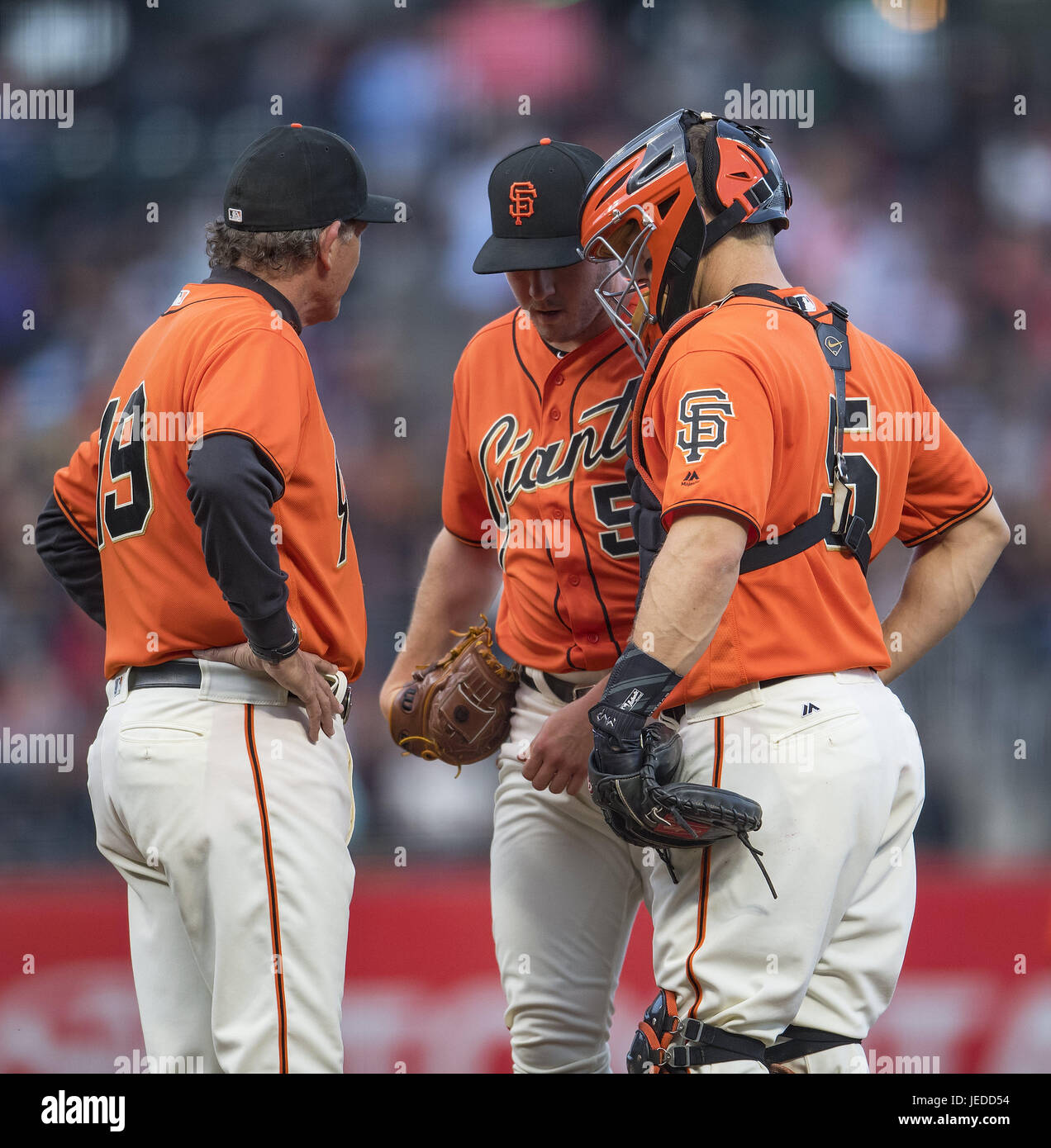 San Francisco, California, USA. 23rd June, 2017. San Francisco Giants ...