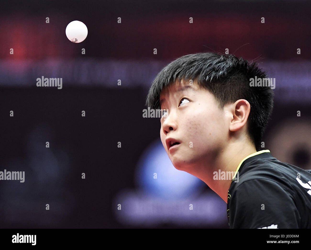 Chengdu, China's Sichuan Province. 24th June, 2017. Sun Yingsha of ...