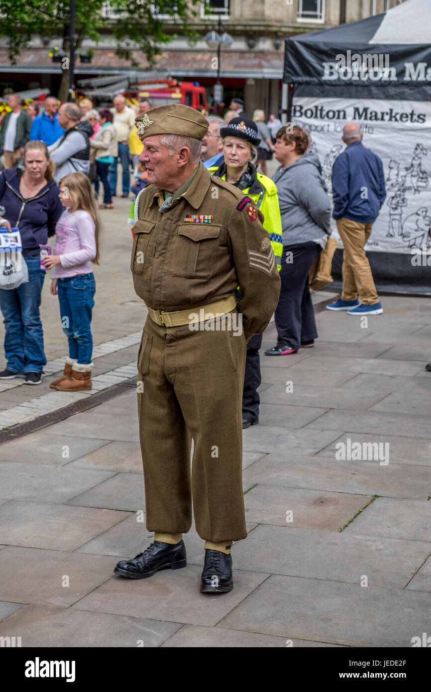 Bolton, Greater Manchester, England, UK 24th June 2017. Armed Forces ...