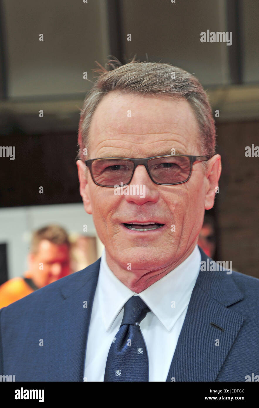 The US American actor Bryan Cranston arrives at the ceremony of the ...