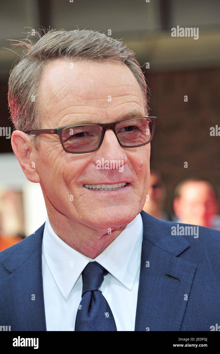 The US American actor Bryan Cranston arrives at the ceremony of the ...