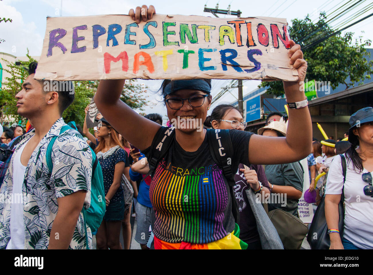 Philippines. 24th June, 2017. Thousands marched through Marikina city ...