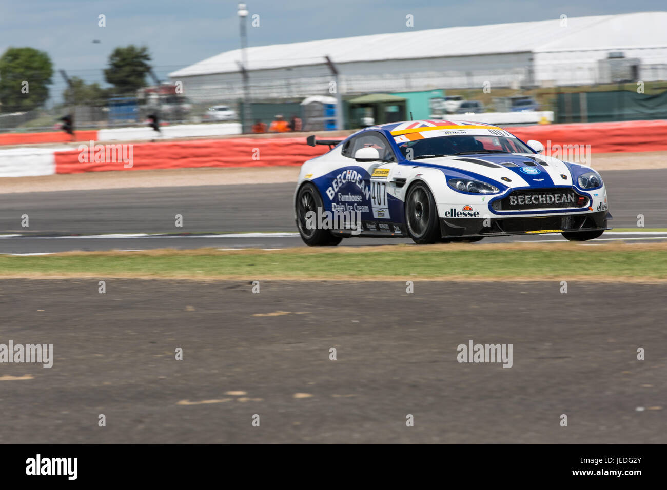 Silverstone, UK. 24th June, 2017. Paul Hollywood racing in Britcar with ...