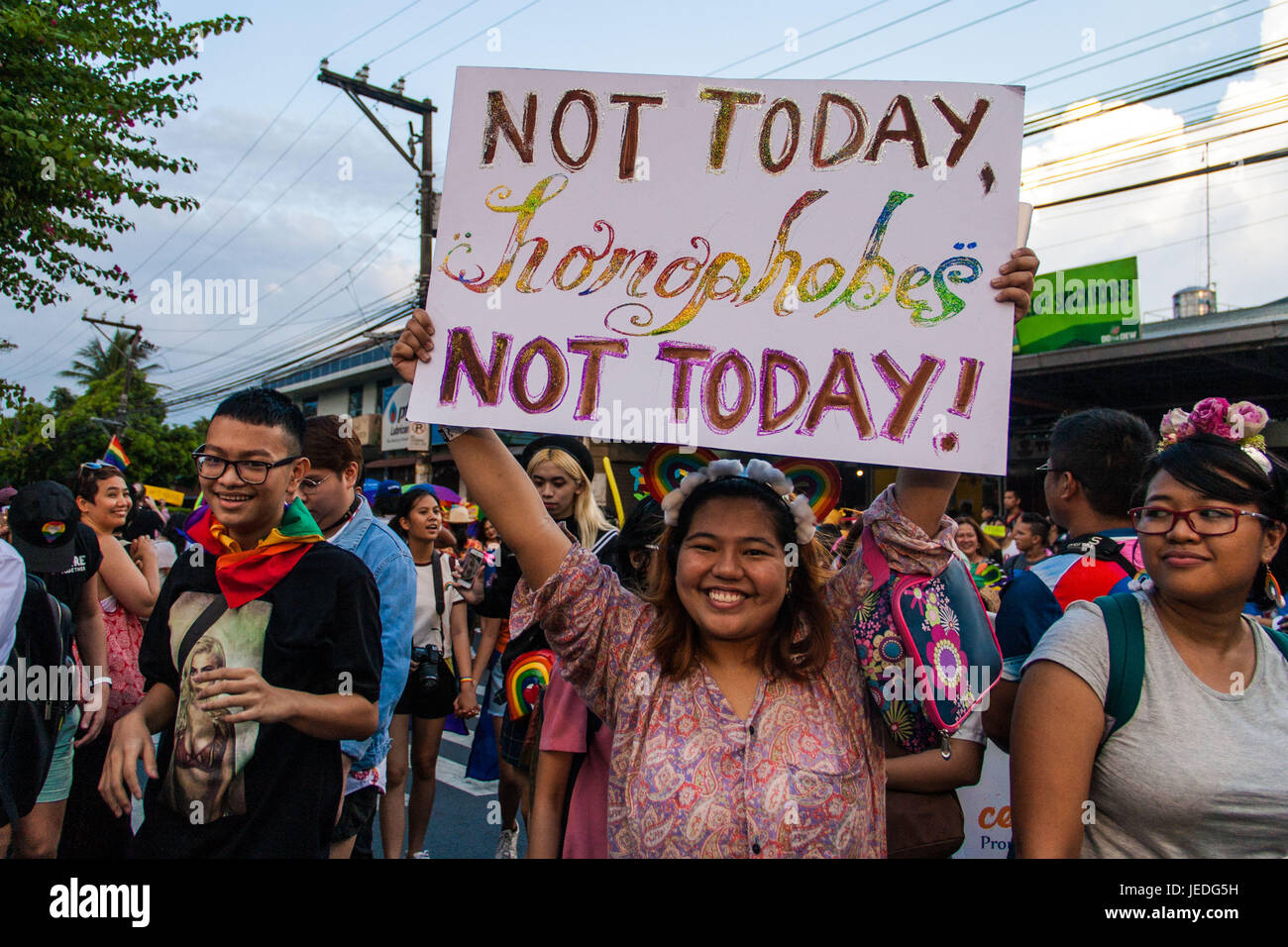 Philippines. 24th June, 2017. Thousands marched through Marikina city ...