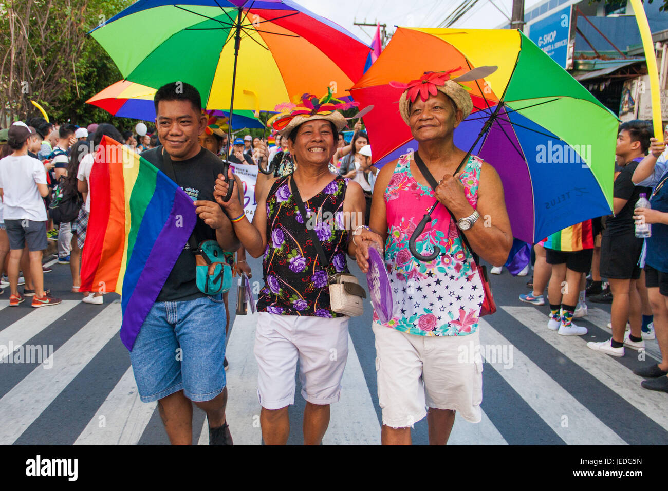 Philippines. 24th June, 2017. Thousands marched through Marikina city ...