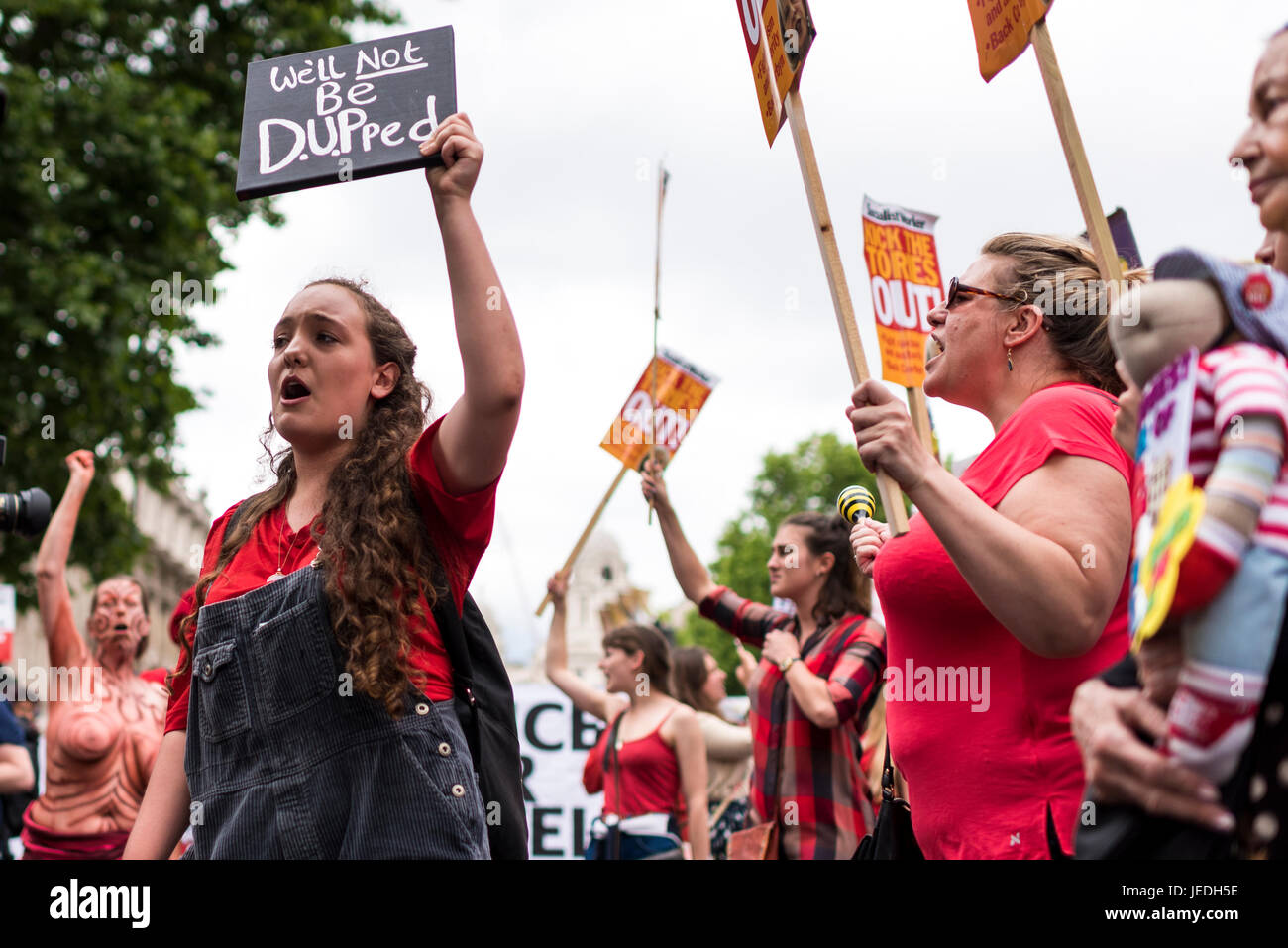 Woman against dup hi-res stock photography and images - Alamy