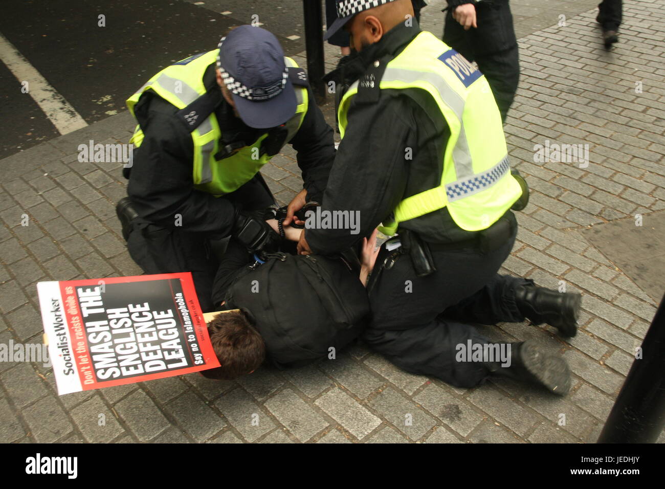 Far right arrest hi-res stock photography and images - Alamy